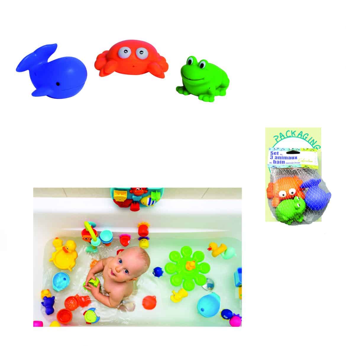 NonToxic Bath Numbered Floating Ducks for Babies and Toddlers Set of10