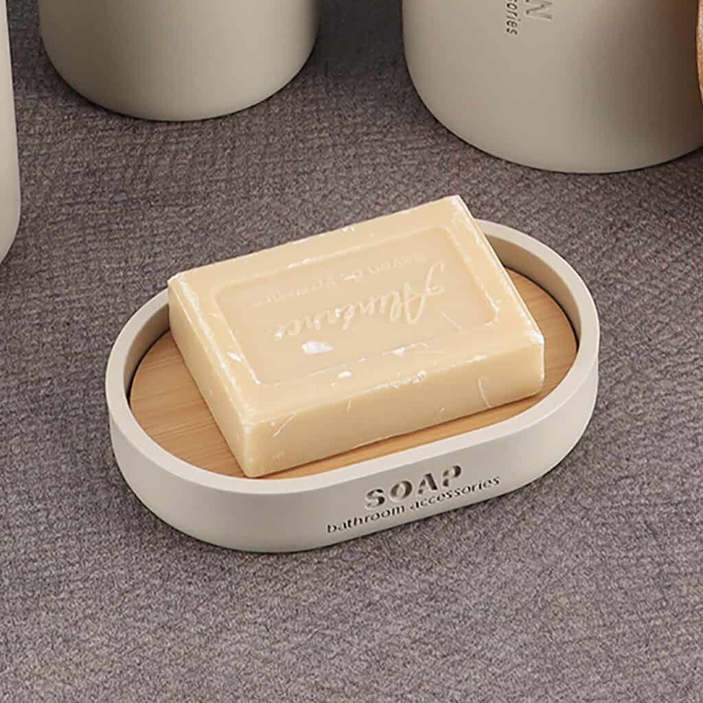 Beige Bathroom Soap Holder Willis