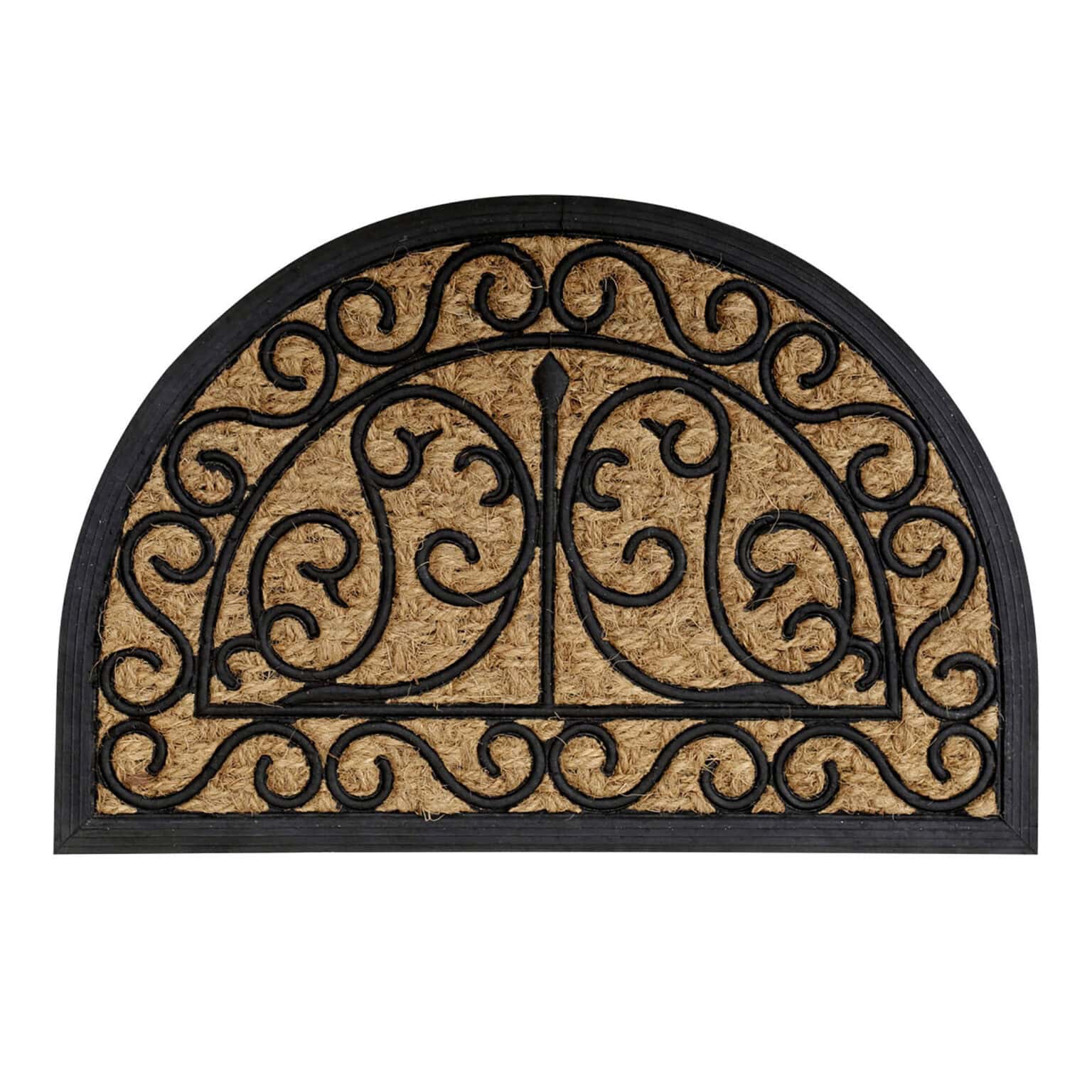 Arabesque Half Round Door Mat